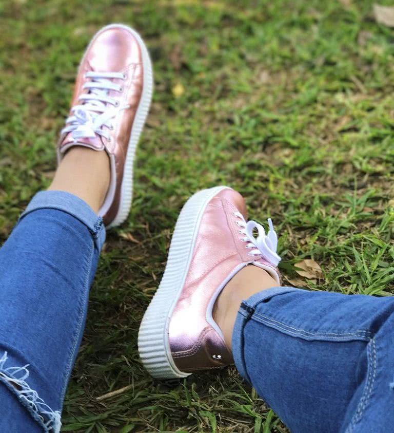 Tênis Rosa - Qual eu escolhi! » Passando Blush